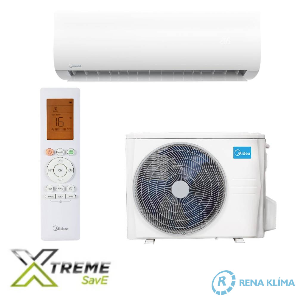 MIDEA XTREME SAVE Klíma MG2X-12-SP 3,5 kW Xtreme energiahaté